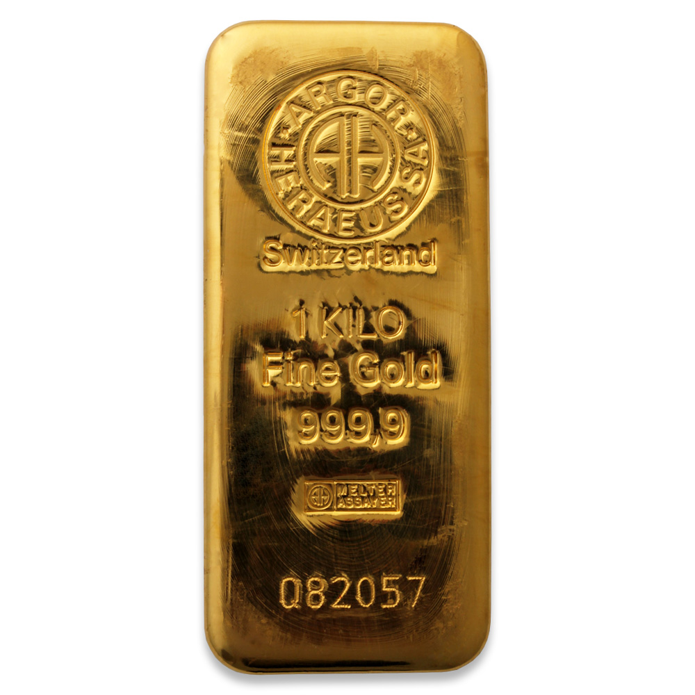 1kg Gold Bar Buy 1 Kilo 1000g Gold Bullion Bars