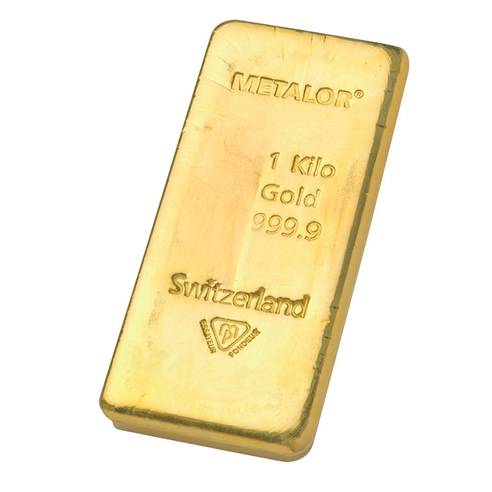 Metalor 1kg (Kilogram) Fine Gold Bullion Bar - Gold Bullion Co