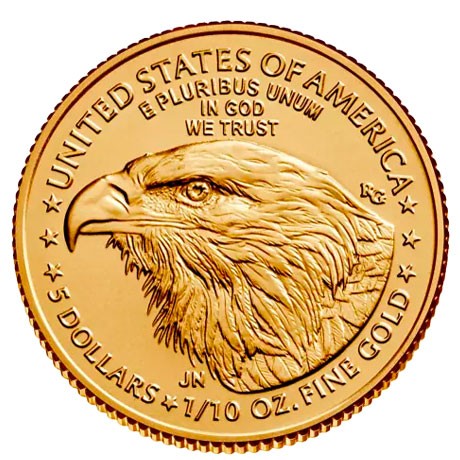 Bullion Coin Case Official US Mint American Eagle 1/10 Oz Gold Coin ...