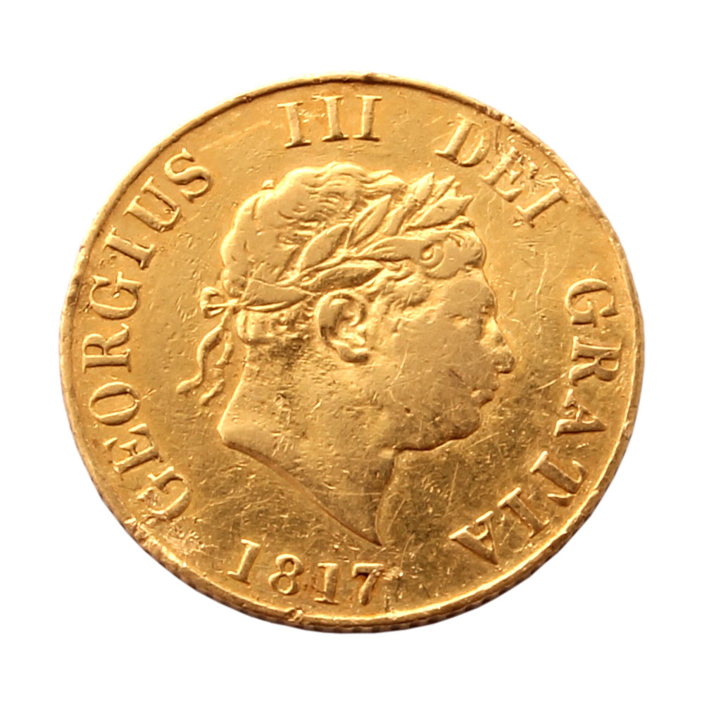 1817 half sovereign | Rare coins for coin collectors
