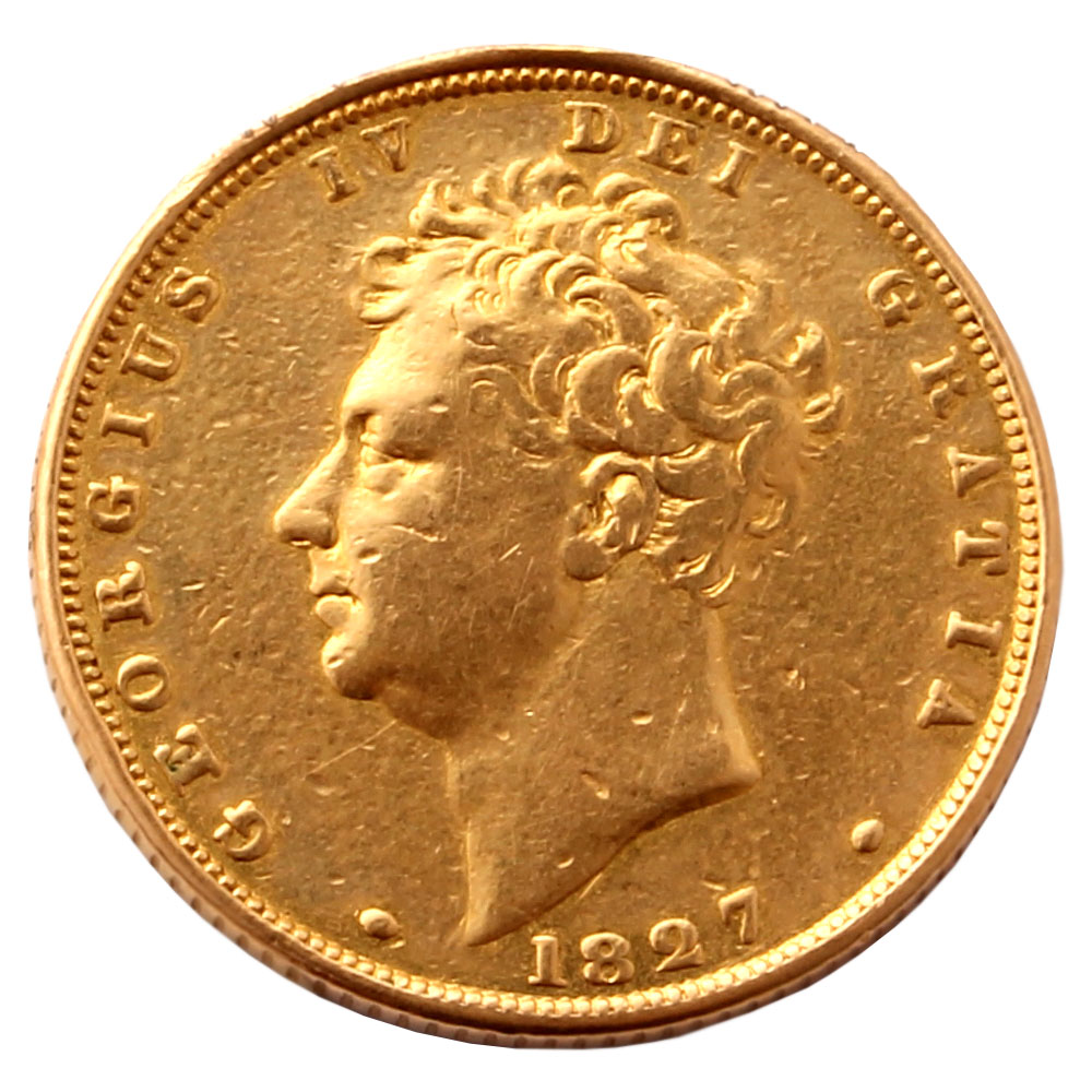 1827 Sovereign | Rare coins for coin collectors