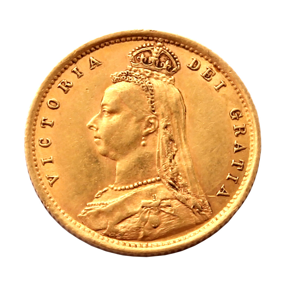 1892 Half Sovereign Jubilee Shield | Rare coins for coin collectors