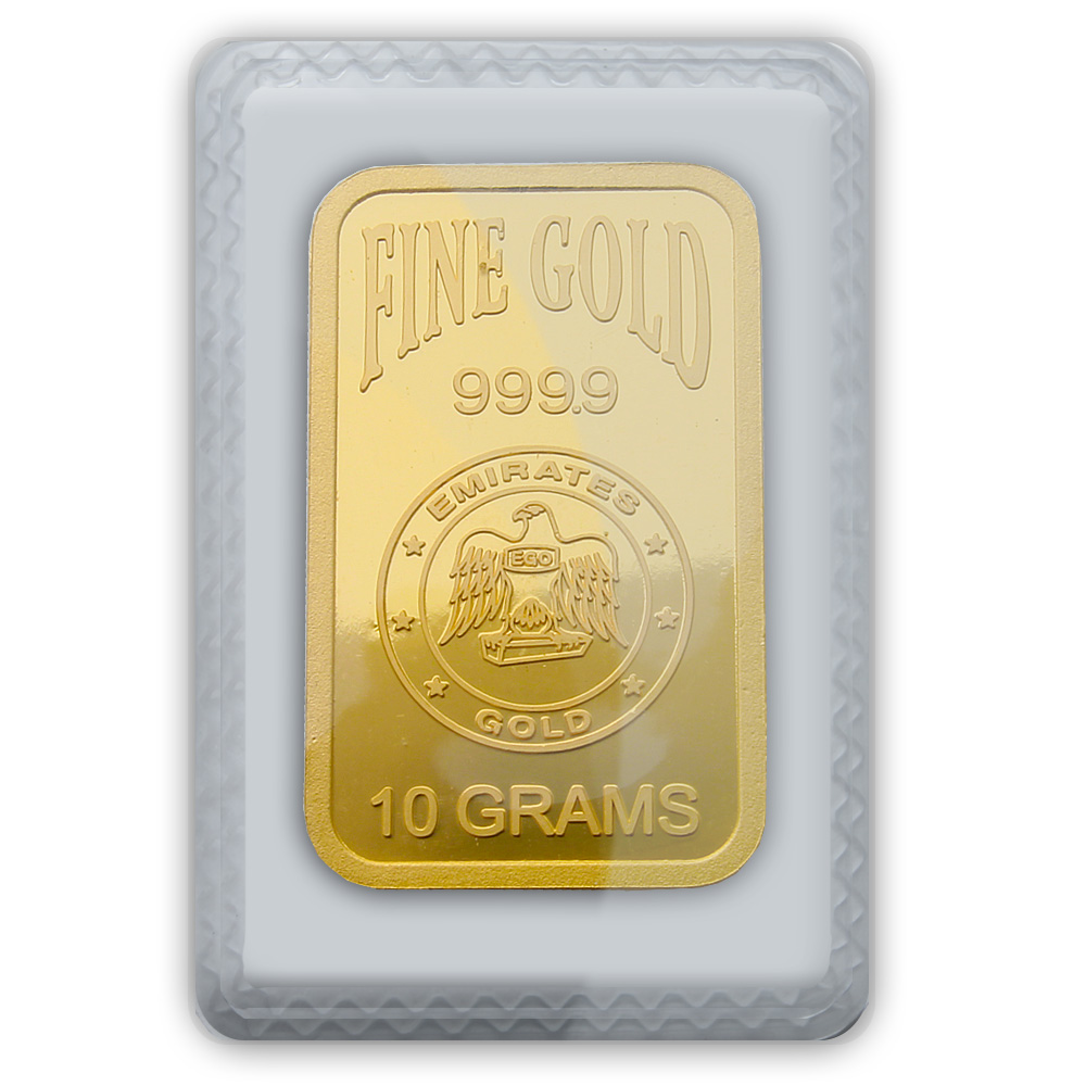Emirates Gold 10 gram blister pack | 10 gram gold bar